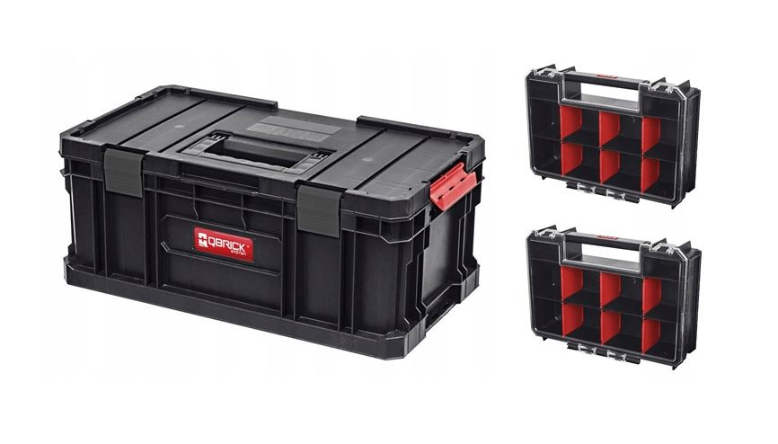 ZESTAW: Qbrick System TWO TOOLBOX Plus + 2 x Qbrick System TWO ORGANIZER MULTI | Skrzynie ...