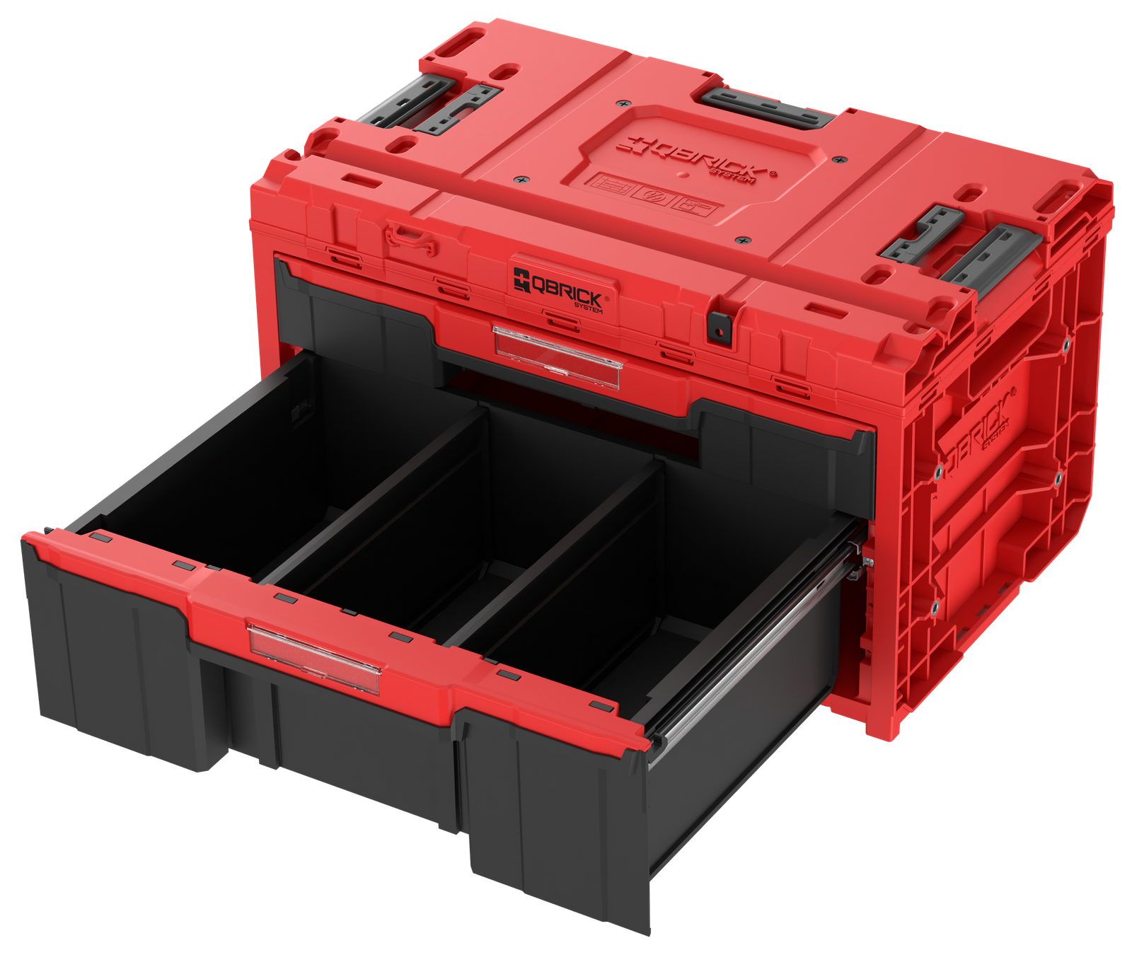 Skrzynka z szufladami Qbrick System ONE 2.0 DRAWER 2 Plus TOOLBOX EXPERT RED Ultra HD Custom ...