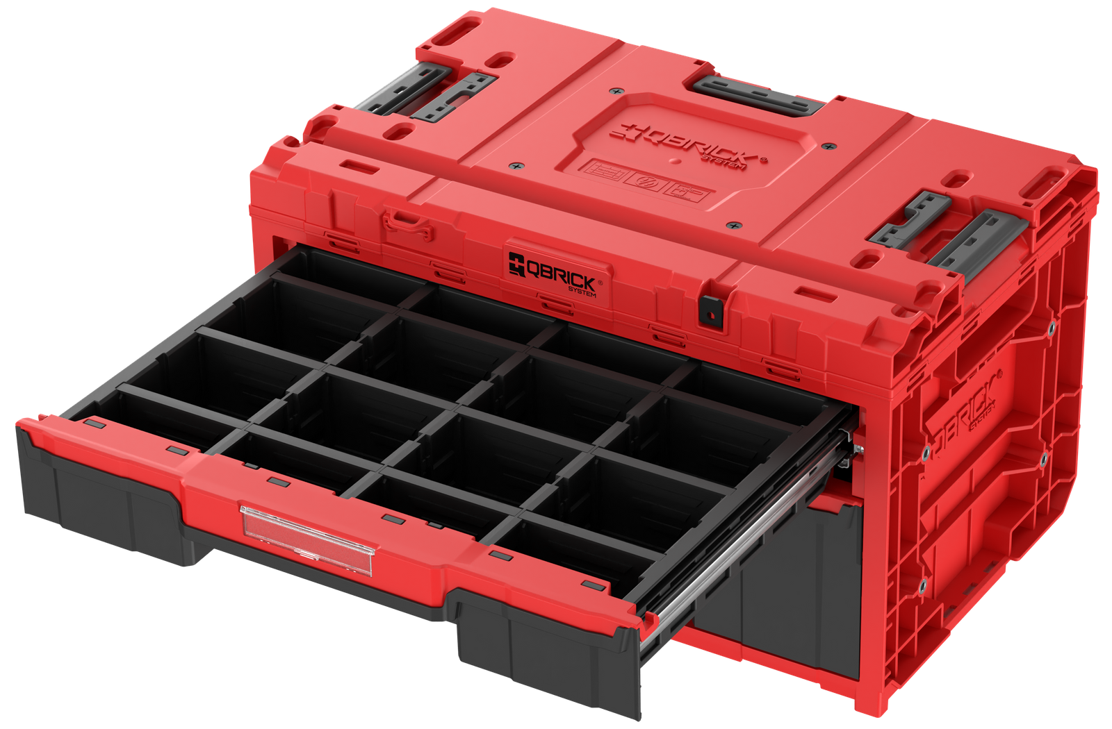 Skrzynka z szufladami Qbrick System ONE 2.0 DRAWER 2 Plus TOOLBOX EXPERT RED Ultra HD Custom ...