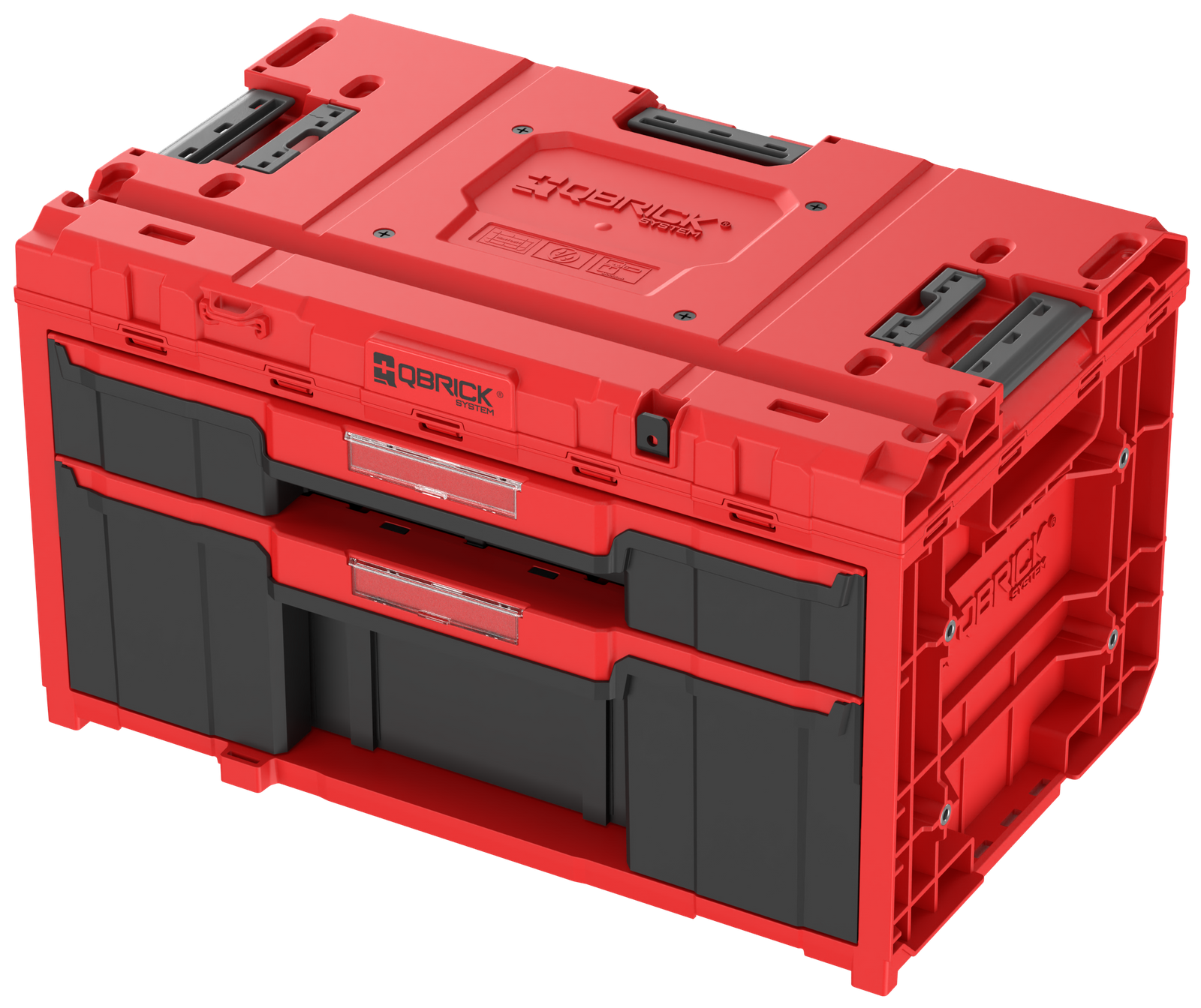 Skrzynka z szufladami Qbrick System ONE 2.0 DRAWER 2 Plus TOOLBOX EXPERT RED Ultra HD Custom ...